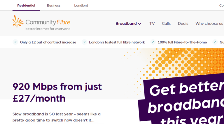 Community Fibre Broadband - What do you get? Is it any good. - Switch Studio
